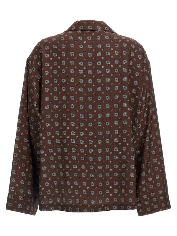 Moschino Patterned Silk Shirt