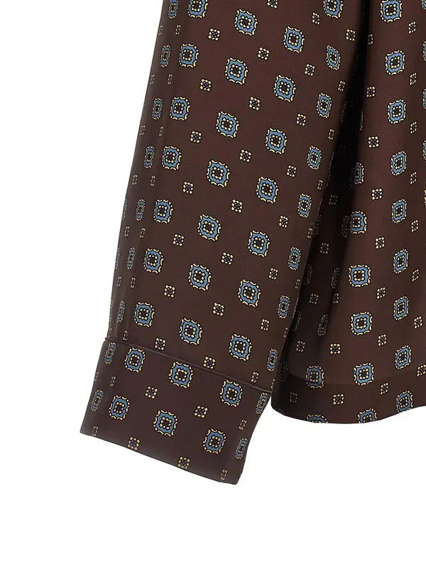Moschino Patterned Silk Shirt