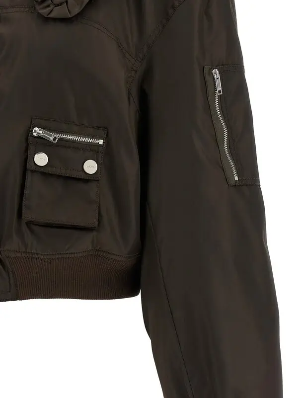 GANNI Duchesse Nylon' Bomber Jacket