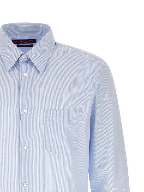 Gucci Striped Shirt - Blue