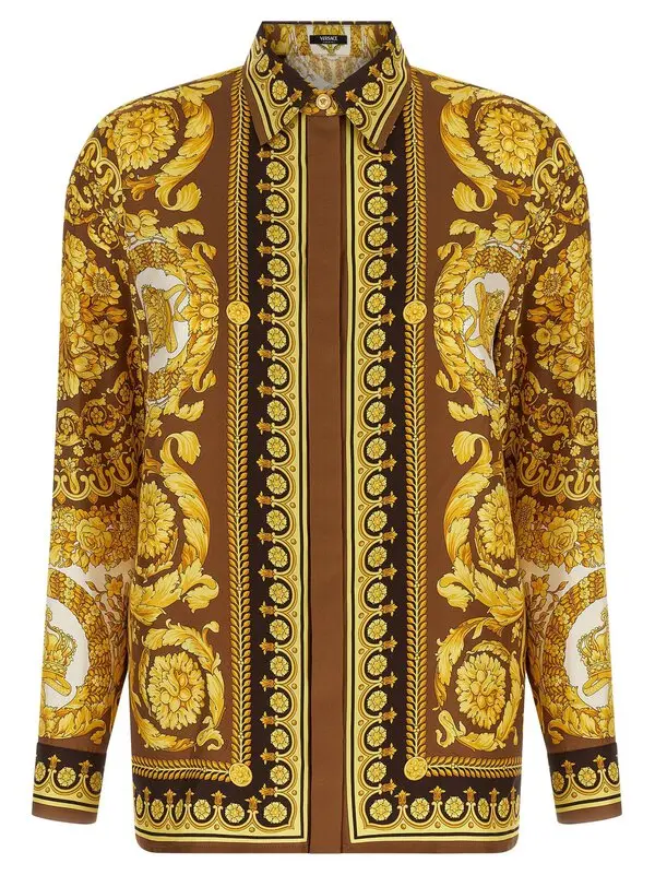 Versace Barocco' Shirt - Gold