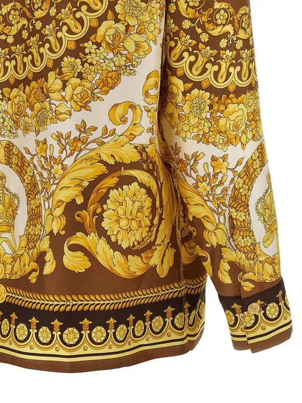 Versace Barocco Silk Twill Shirt