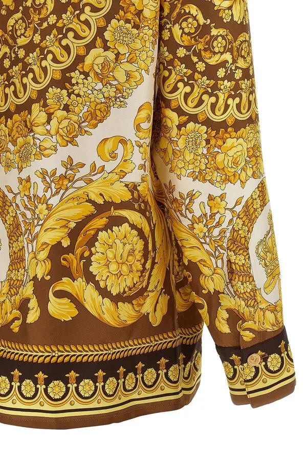 Versace Barocco Silk Twill Shirt