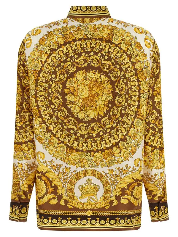 Versace Barocco Silk Twill Shirt