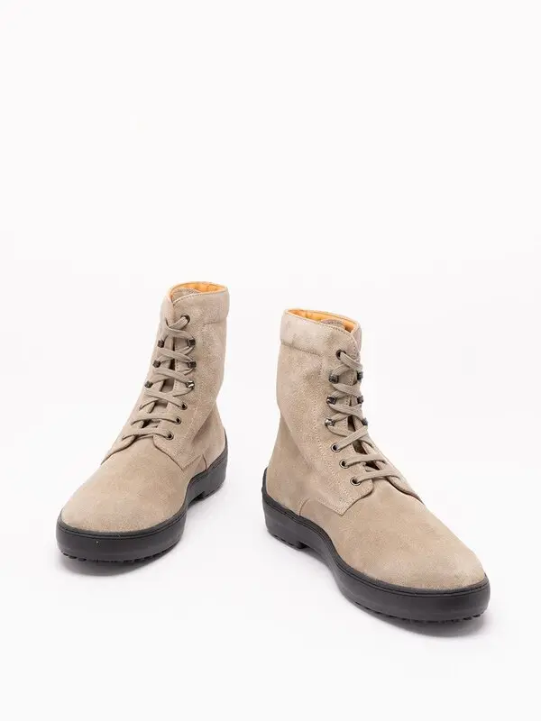 TOD'S Winter Gommino Ankle Boots In Suede