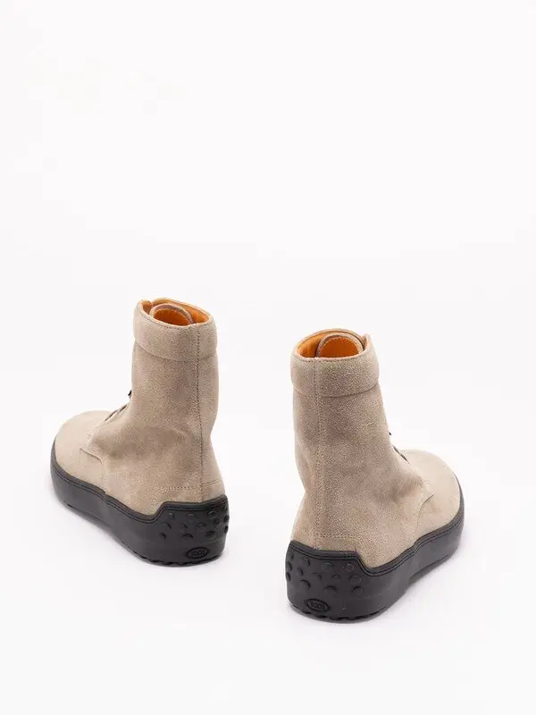 TOD'S Winter Gommino Ankle Boots In Suede
