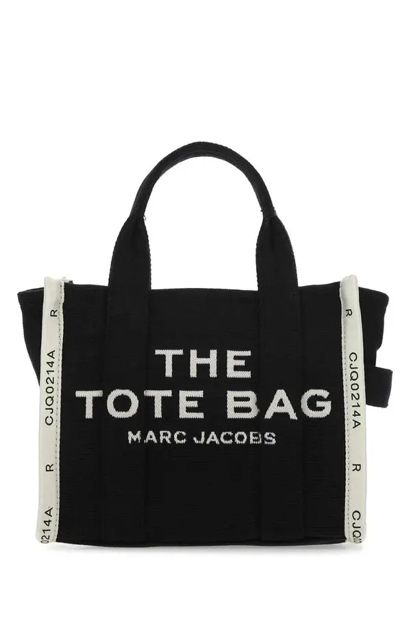 Marc Jacobs Canvas The Tote Shopping Bag - Black