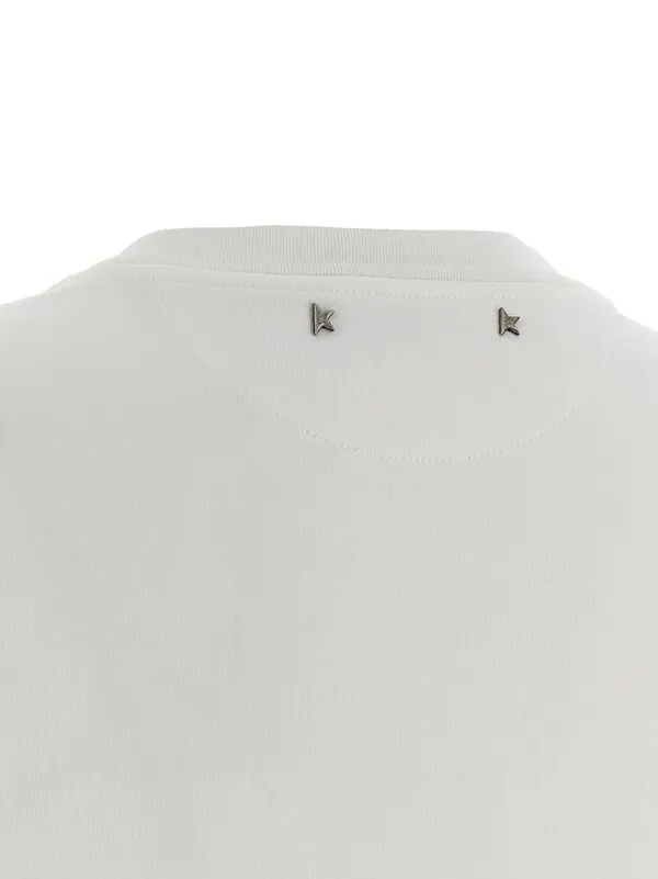 GOLDEN GOOSE Crystal Crew Neck T-shirt - White
