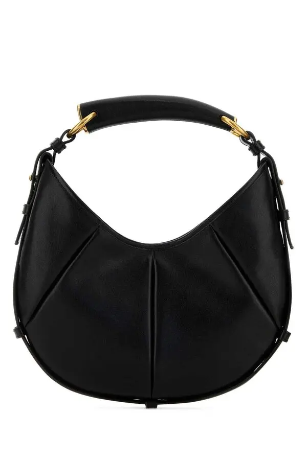 Saint Laurent Leather Small Mombasa Shoulder Bag - Black