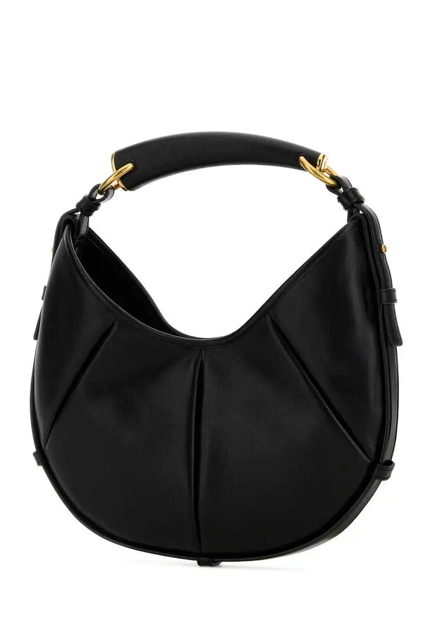 Saint Laurent Leather Small Mombasa Shoulder Bag - Black