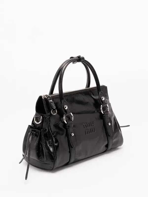 Miu Miu Shiny Leather Handbag - Multicolor