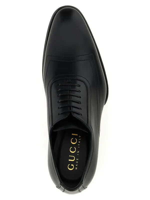 Gucci Leather Lace-up Shoes