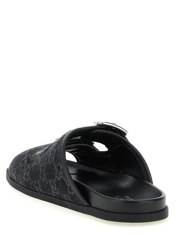 Gucci Gg Denim Slides