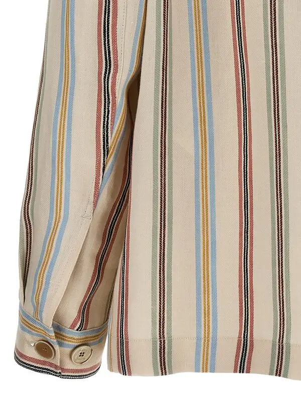 Etro Striped Overshirt - Multicolor