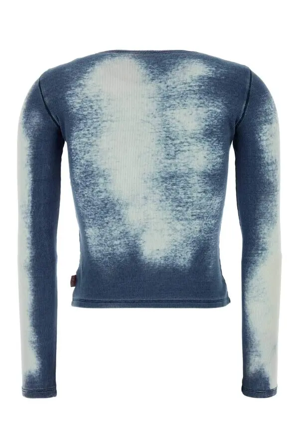 DIESEL® Stretch Cotton T-gabriel Cardigan - Blue