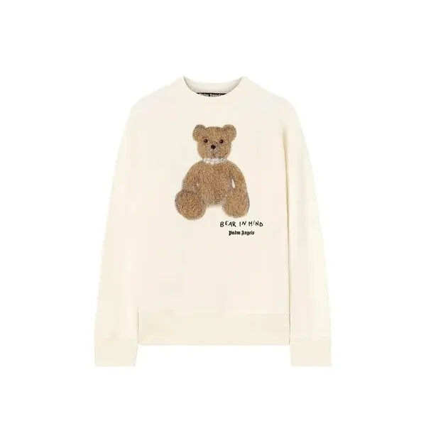 Palm Angels Bear In Mind Sweatshirt - White