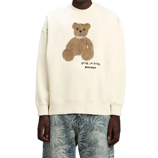 Palm Angels Bear In Mind Sweatshirt - White
