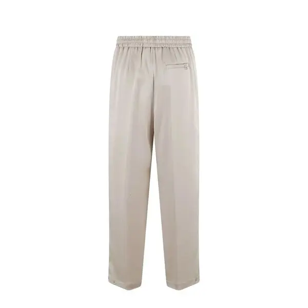 Herno Pleated Drawstring Pants - Cream
