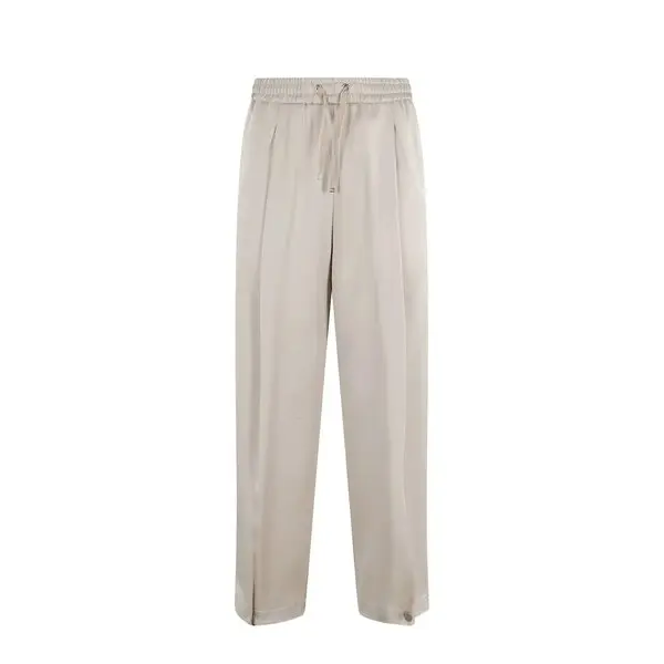 Herno Pleated Drawstring Pants - Cream