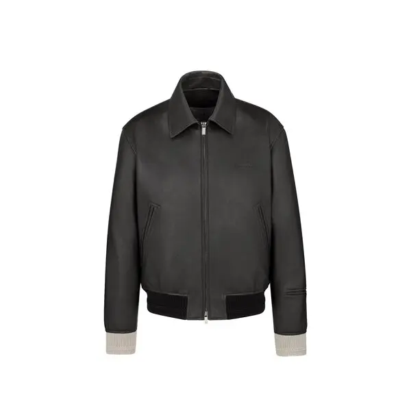Dior Leather Jacket - Black