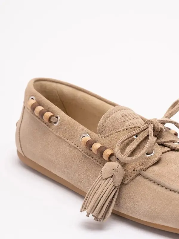 Miu Miu Suede Tassel Loafers