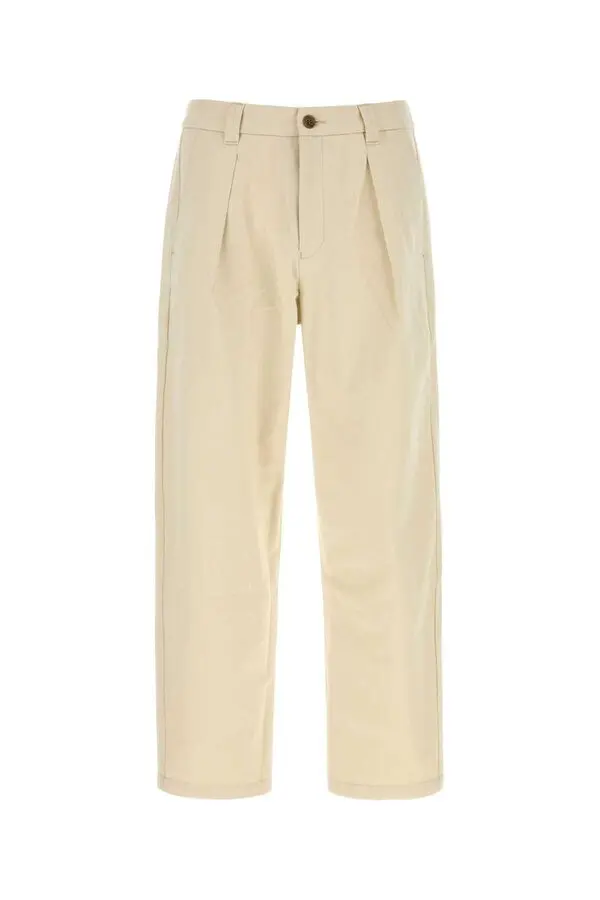 A.p.c. Sand Cotton Blend Renato Pant - Brown