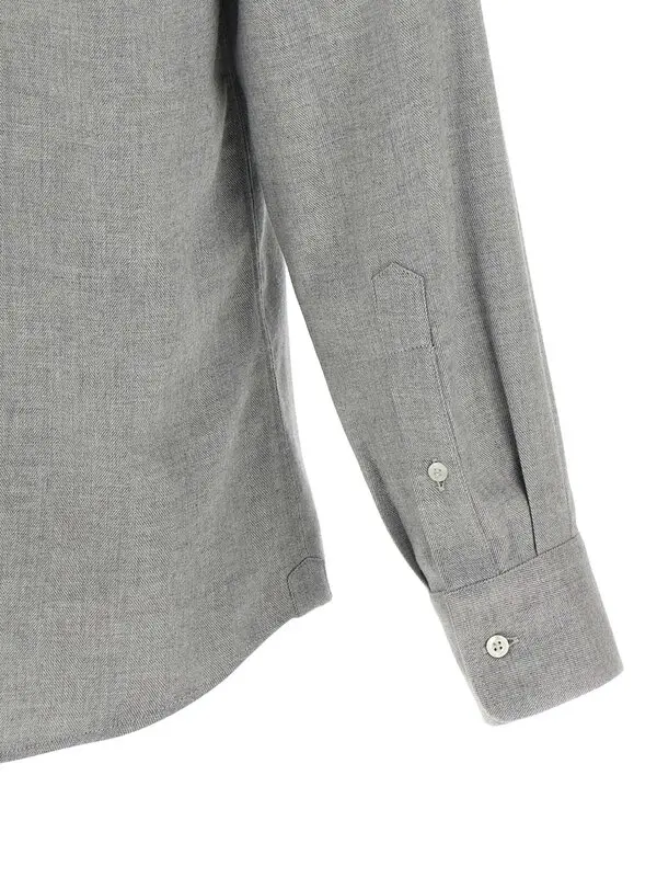 Brunello Cucinelli Cotton Shirt - Gray