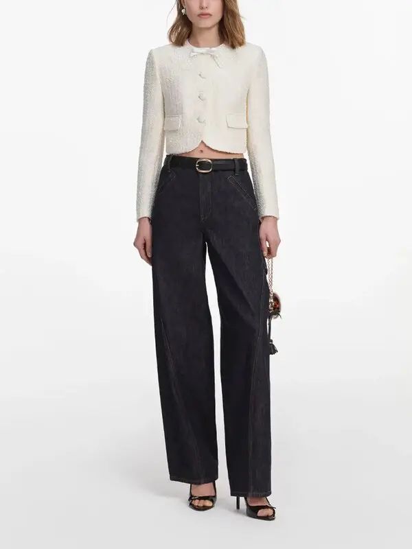 SELF-PORTRAIT Boucle Lace Collar Jacket