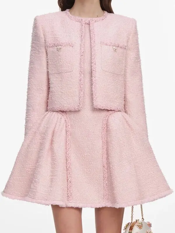 SELF-PORTRAIT Boucle Jacket