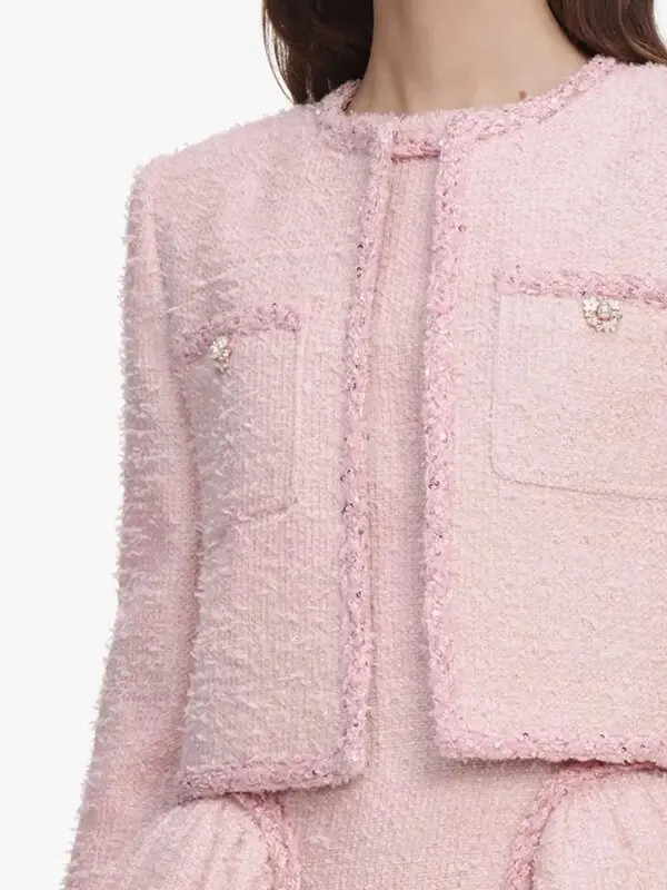 SELF-PORTRAIT Boucle Jacket
