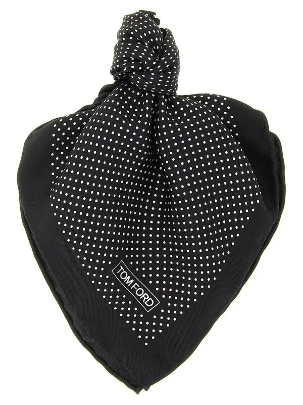 TOM FORD Silk Pocket Clutch Bag - Black
