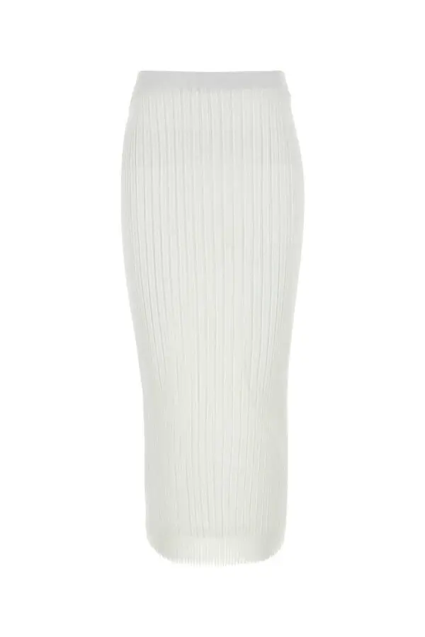 Sportmax Organza Album Skirt - White