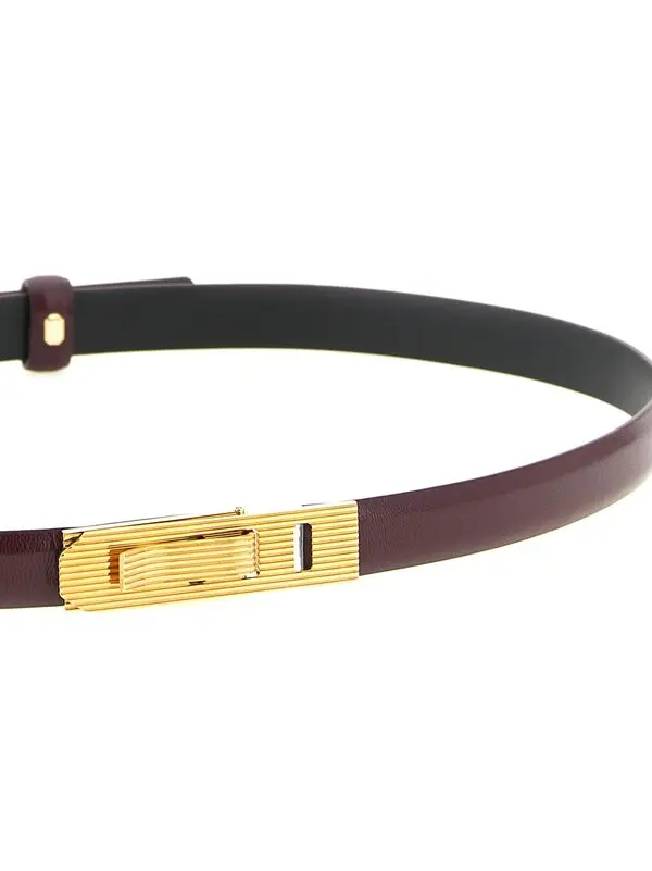 Alberta Ferretti Striped Buckle Belt