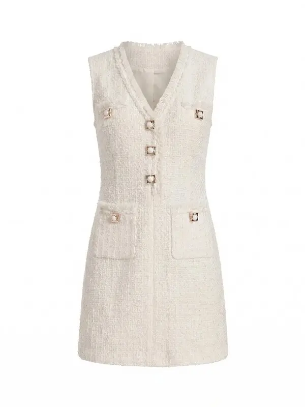 SELF-PORTRAIT Boucle Mini Dress