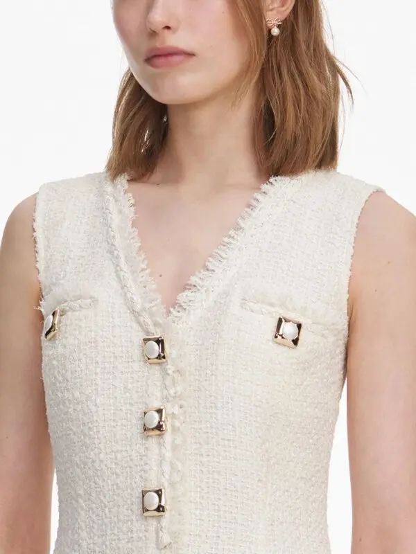 SELF-PORTRAIT Boucle Mini Dress