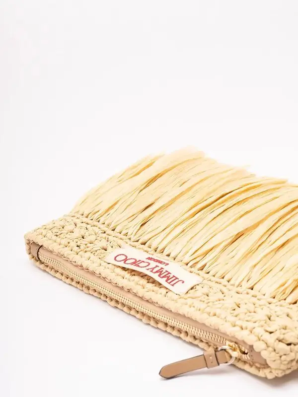 JIMMY CHOO Zipped Flat Pouch
