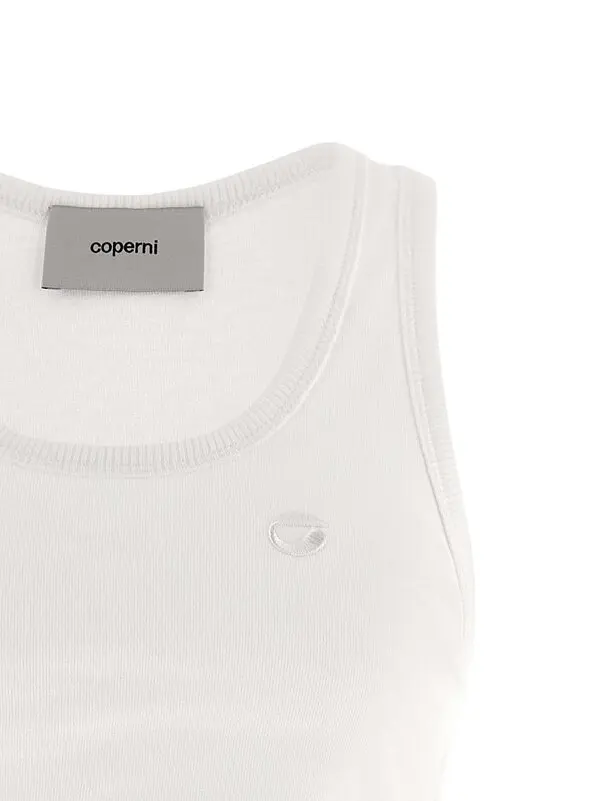 Coperni Spiral' Tank Top - White