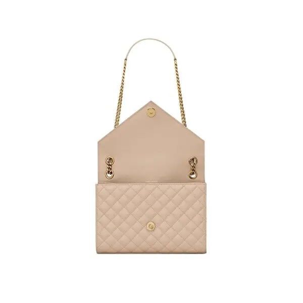 Saint Laurent Envelope Medium Bag - Cream
