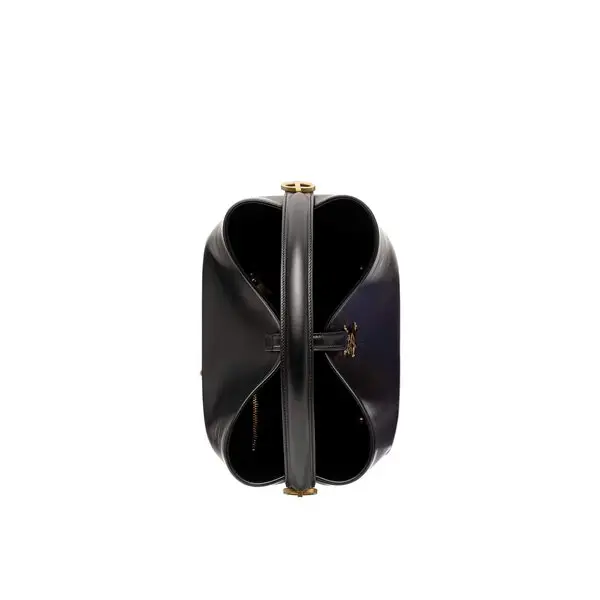 Saint Laurent Le 37 Small Leather Bucket Bag - Black