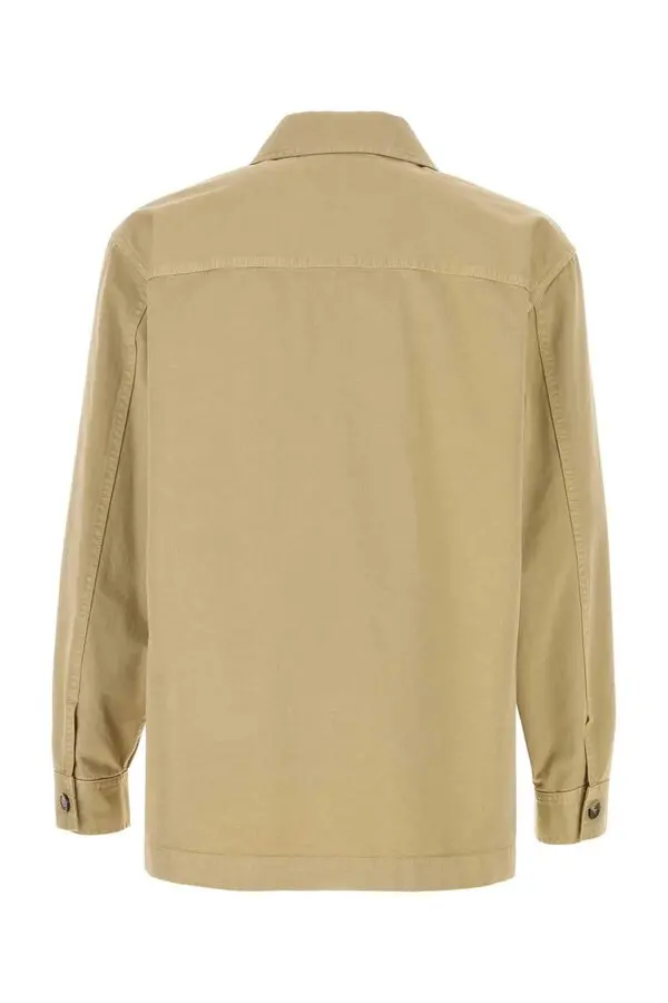 Saint Laurent Beige Cotton Shirt - Brown