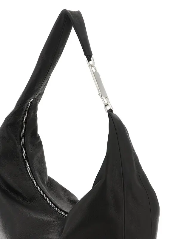 Rick Owens Gemini Shoulder Bag - Black