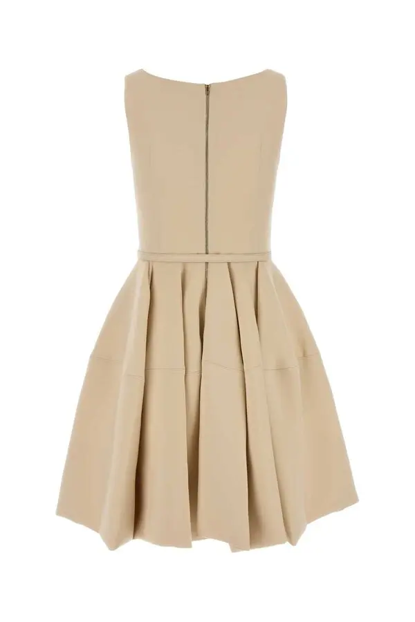 Fendi Cream Wool Blend Dress