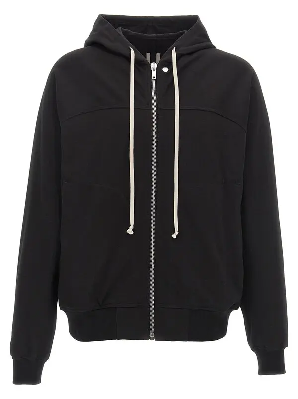 Rick Owens Windbreaker' Hoodie - Black