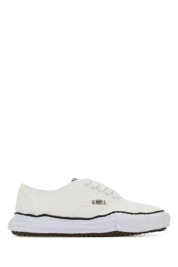 Mihara Yasuhiro Canvas Baker Sneakers - White