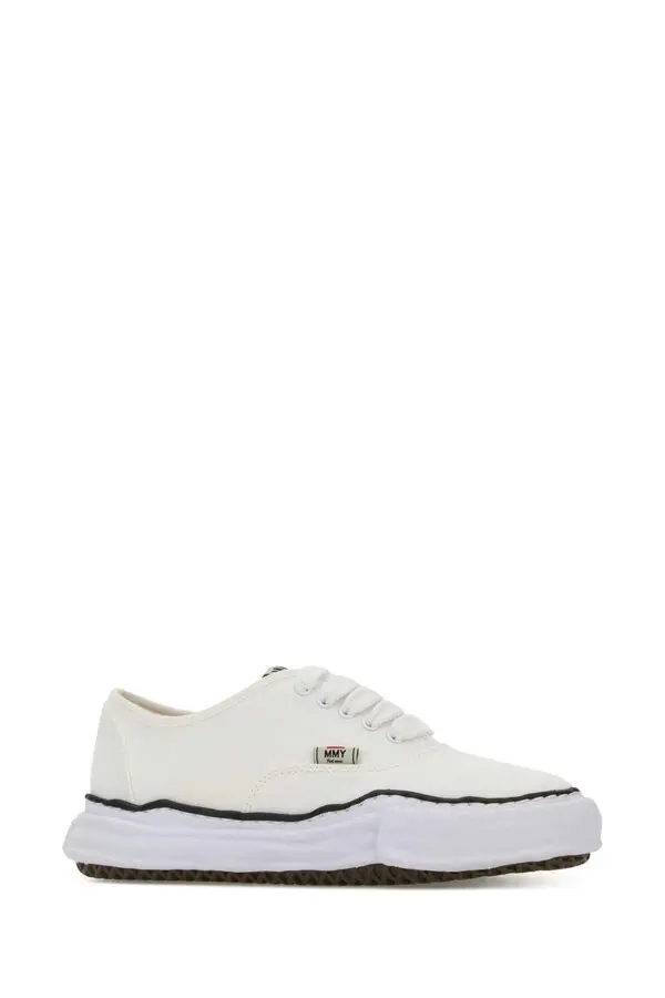 Mihara Yasuhiro Canvas Baker Sneakers - White