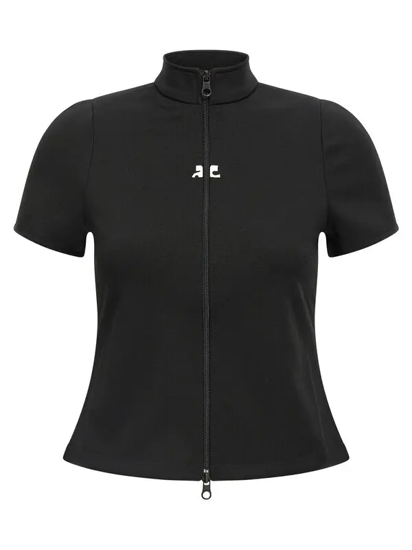COURREGES Interlock Zipped' Top
