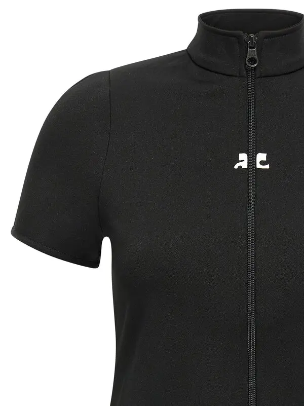 COURREGES Interlock Zipped' Top