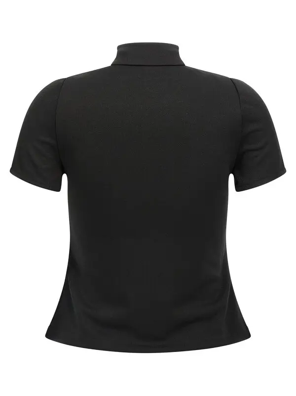 COURREGES Interlock Zipped Top - Black