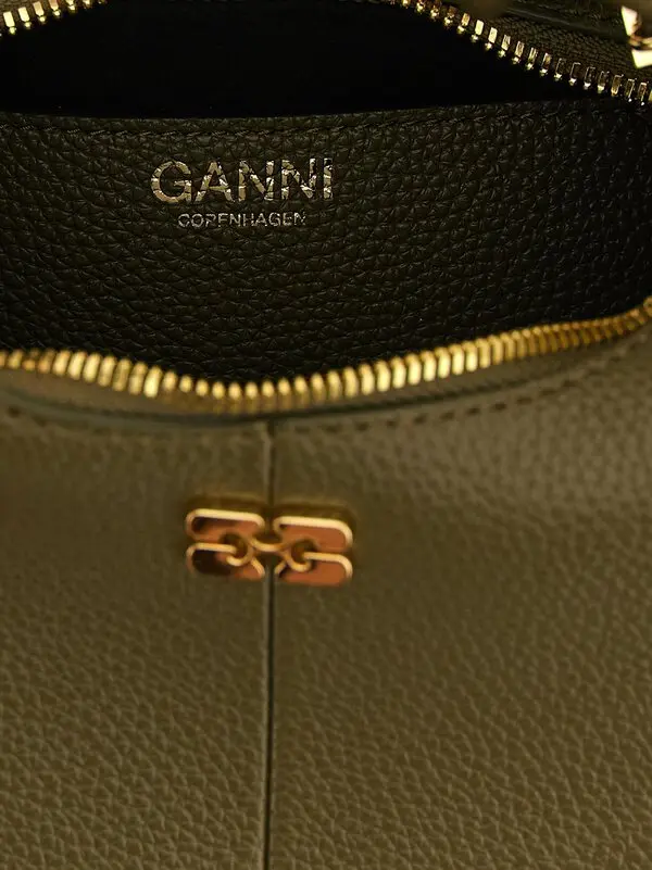 GANNI Mini Hobo' Handbag - Green