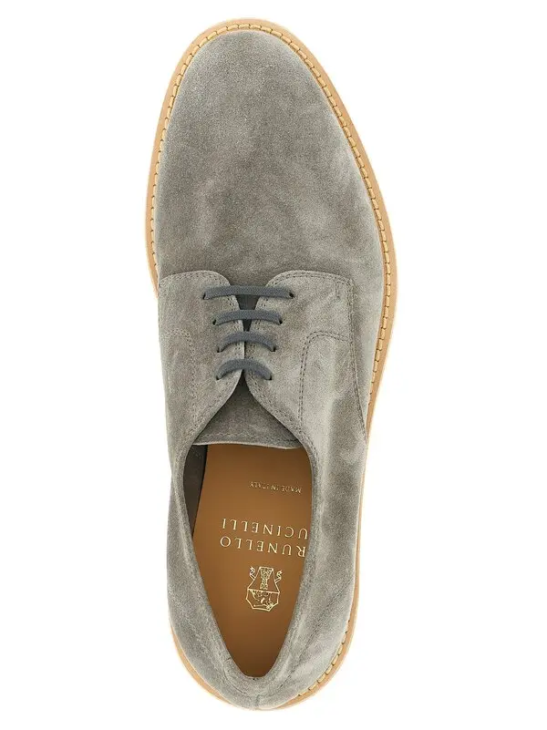 Brunello Cucinelli Derby Light' Lace Up Shoes